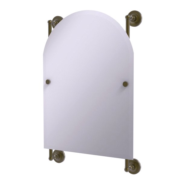 Prestige Regal Collection Arched Top Frameless Rail Mounted Mirror ...