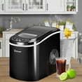 Free Shipping! Costway Black Portable Compact Electric Ice Maker ...