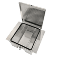 24 x 22 x 12 Inch Alum Step Truck Tool Box Low Profile w/ Notched ...