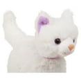 Kid Connection Mini Walking Pet White Cat Battery Plush Toy for ...