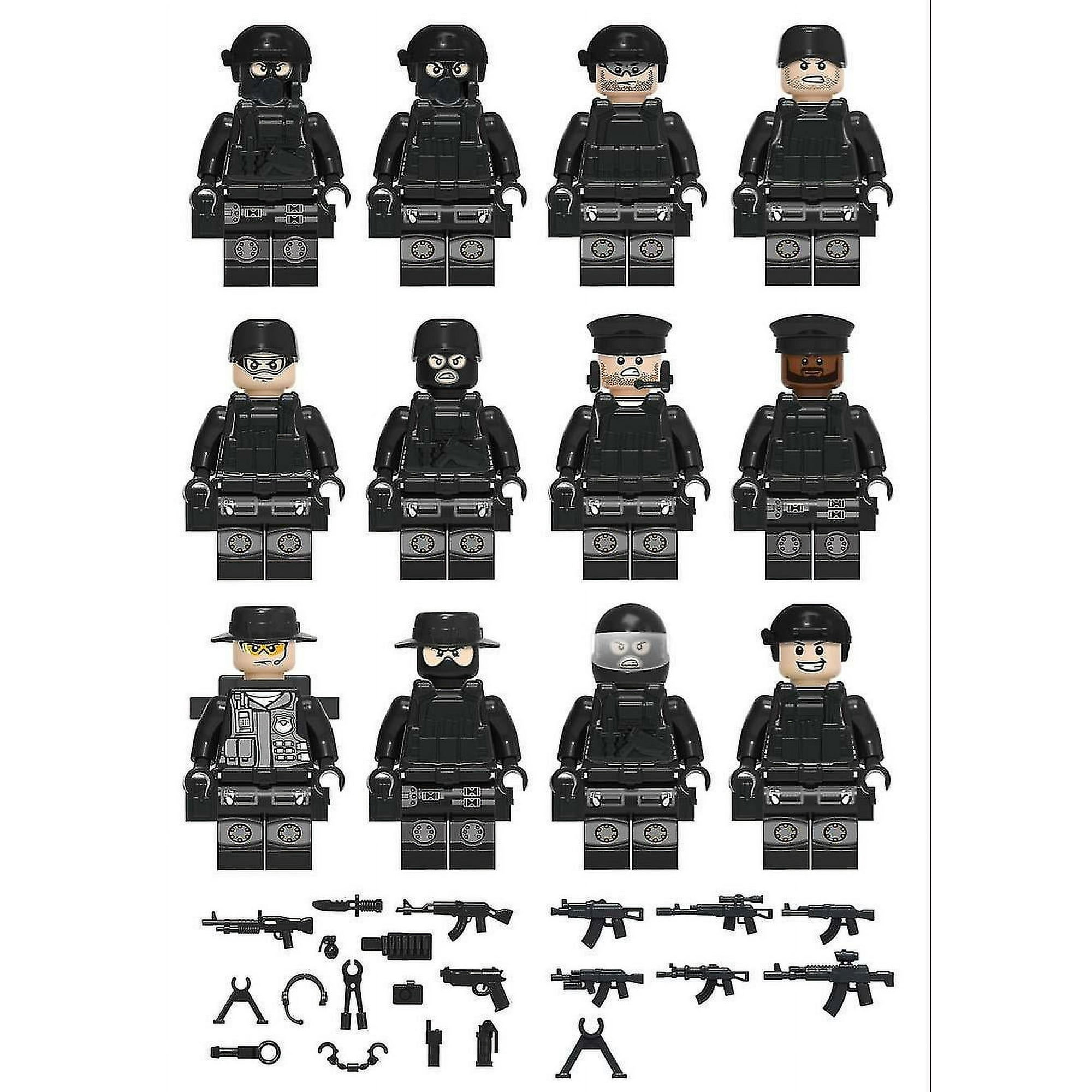 Click here for Yanta 12pcs Black Swat Police Minifigure Building... prices