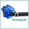 Dolfino Kinetic Blue Youth Swim Goggles with UV Protecton and Latex ...