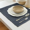 Better Homes & Gardens Justin Jute Placemat, Solid, Grey, 14"W x 20"L ...