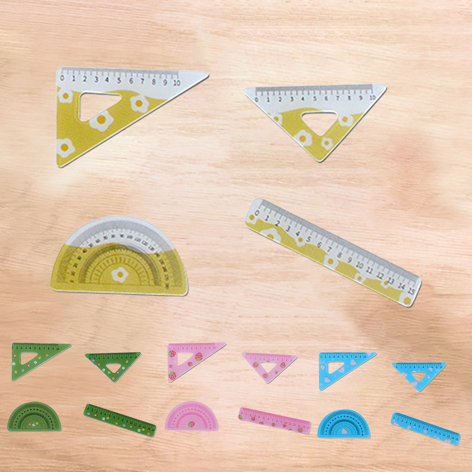 Biplut Mini Ruler Compact Fine Workmanship Plastic Model Miniature ...