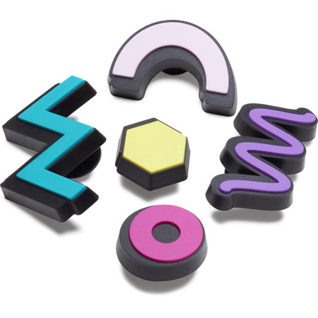 Crocs Jibbitz 5-Pack Trendy Shoe Charms | Jibbitz for Crocs, 90s Shapes ...