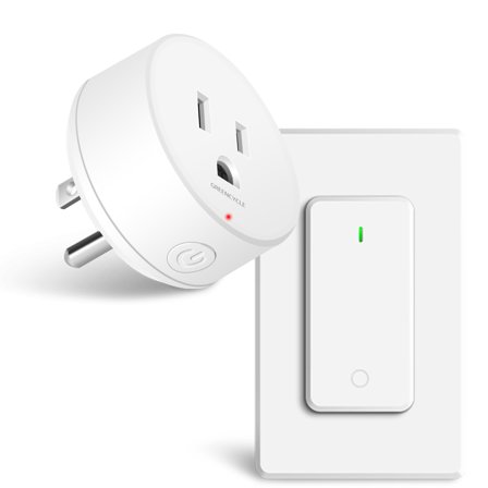 Link2Home Electric Wall Controller: 5-Pack Wireless Outlet Switch with ...