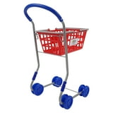 2-in-1 Red Shopping Cart - Kids Pretend Play, Converting Shopping Cart ...