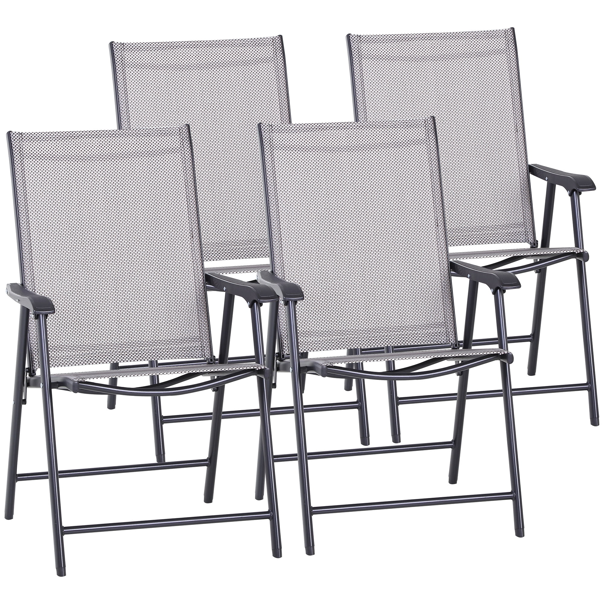 Click here for Outsunny 4-Piece Folding Dining Chair Set For Rela... prices