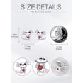 Axolotl Stud Earrings 925 Sterling Silver Axolotl Red Gemstone January ...