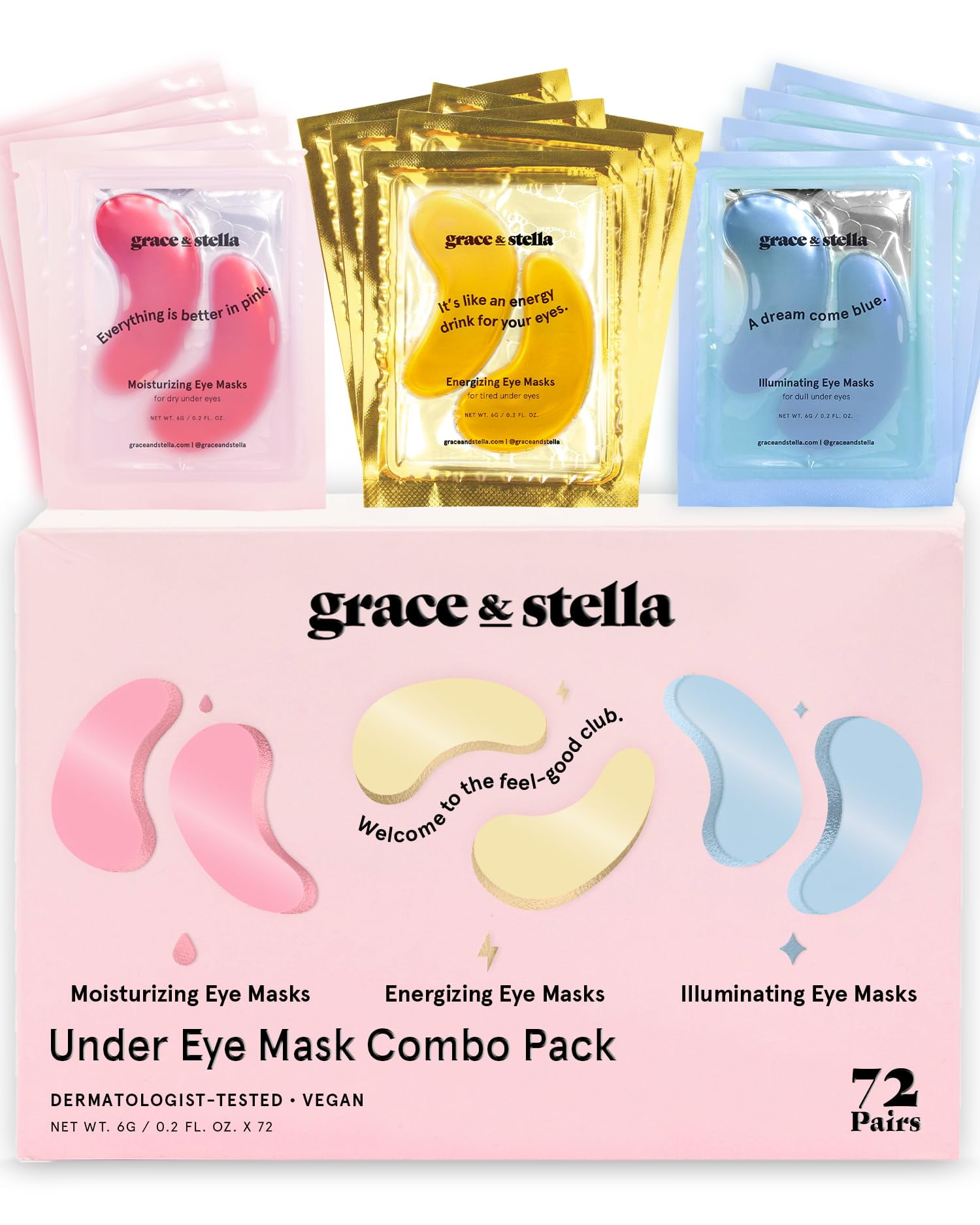 Under Eye Mask - Reduce Dark Circles, Puffy Eyes, Undereye Bags ...