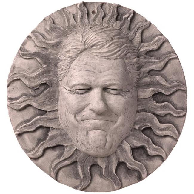 JBK Pottery 10407 Bill Clinton Sun Face, Antique White - 12 inch ...