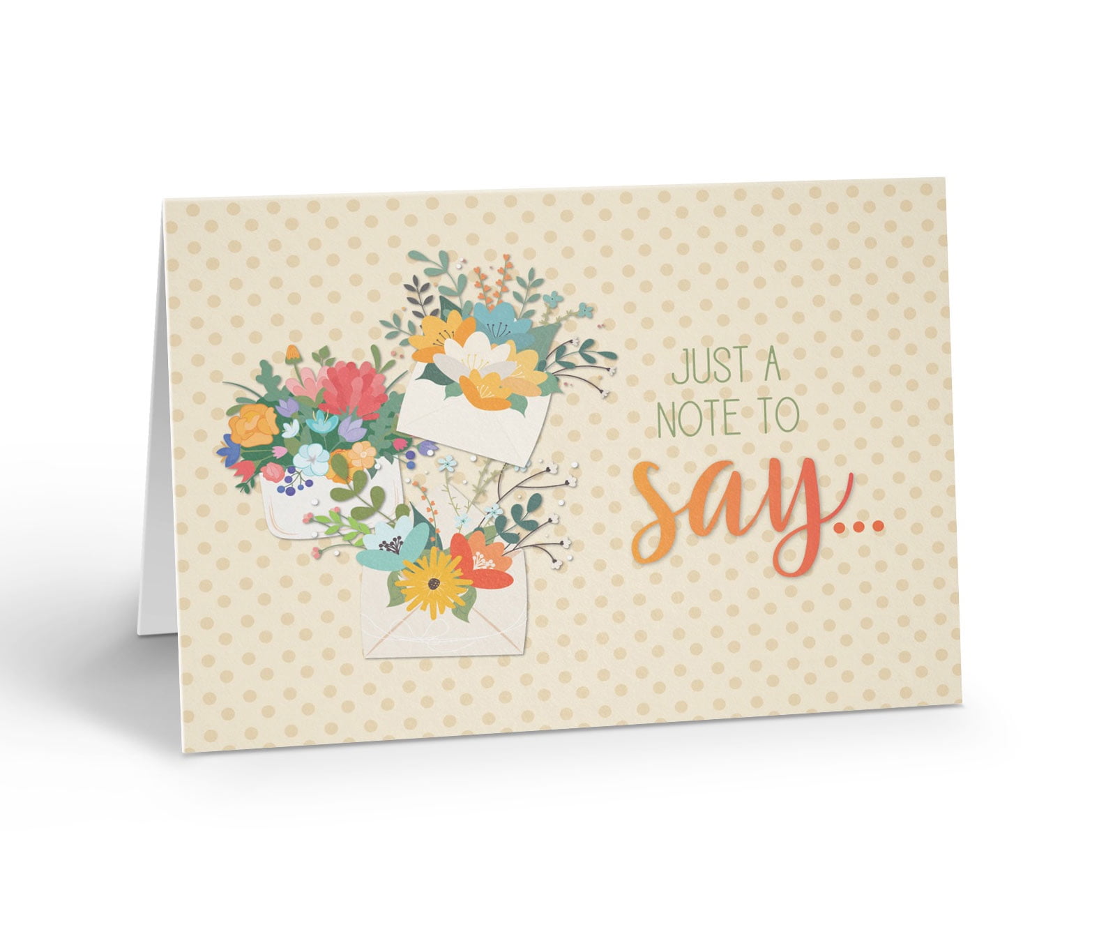 Just a Note to Say Note Cards - 10 Note Cards with Envelopes - B14399 ...