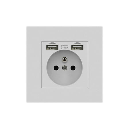 Wall USB Power Socket Charging Port Socket with USB for Household ...