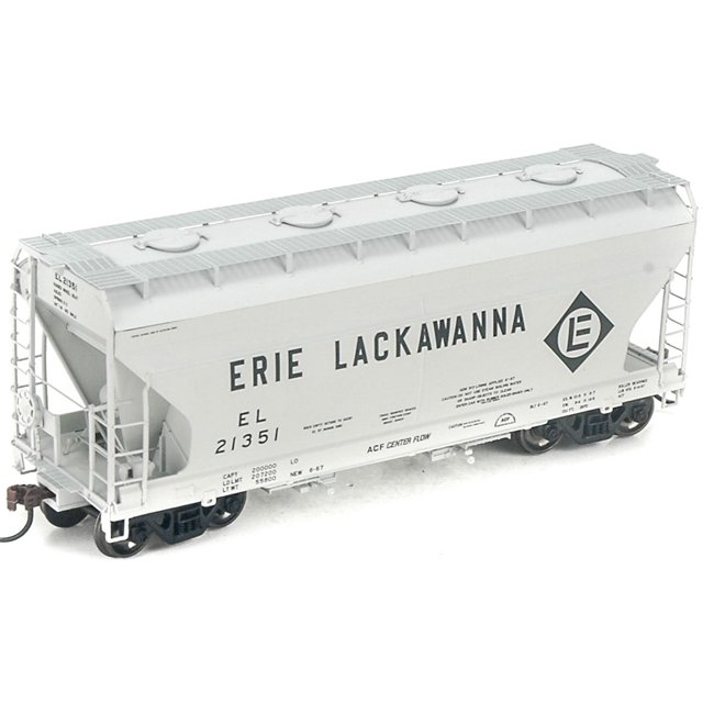 Athearn HO Scale ACF 2970 Covered Hopper Erie Lackawanna/EL #21351 ...