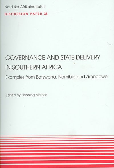 Pre-Owned Governance and State Delivery in Southern Africa : Examples ...