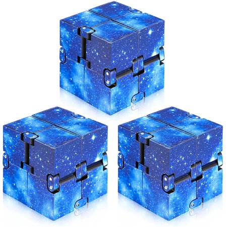 3 Pieces Infinity Fidget Cube Toy Prime Mini Infinity Fidget Cube for ...