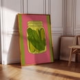 Affixzi Retro Pop Art Pickles Kitchen Poster - Colorful Modern Funky ...