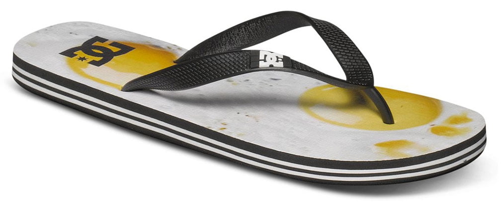 Dc Men's Spray Graffik Flip Flop Multi Sandals 10 D - Walmart.com