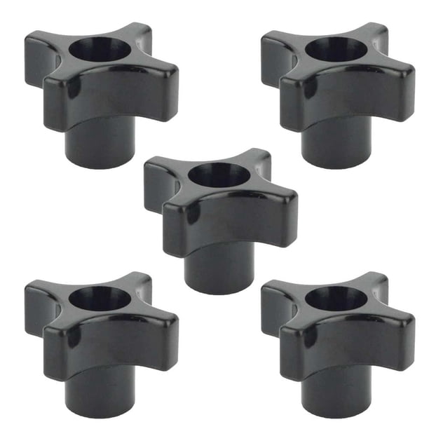 Big Horn 19716B-5PK 4 Point Knob 1/4-20 (5 Pack) - Walmart.com