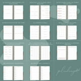 Planberry Premium Hourly Schedule Planner - Work & Financial Management ...