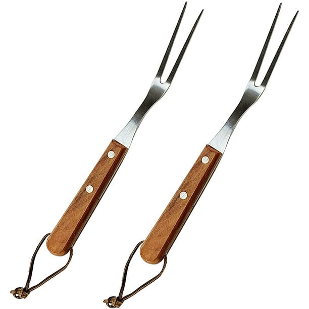 Meat Fork, Stainless Steel Meat Carving Fork, BBQ Barbecue Fork with ...