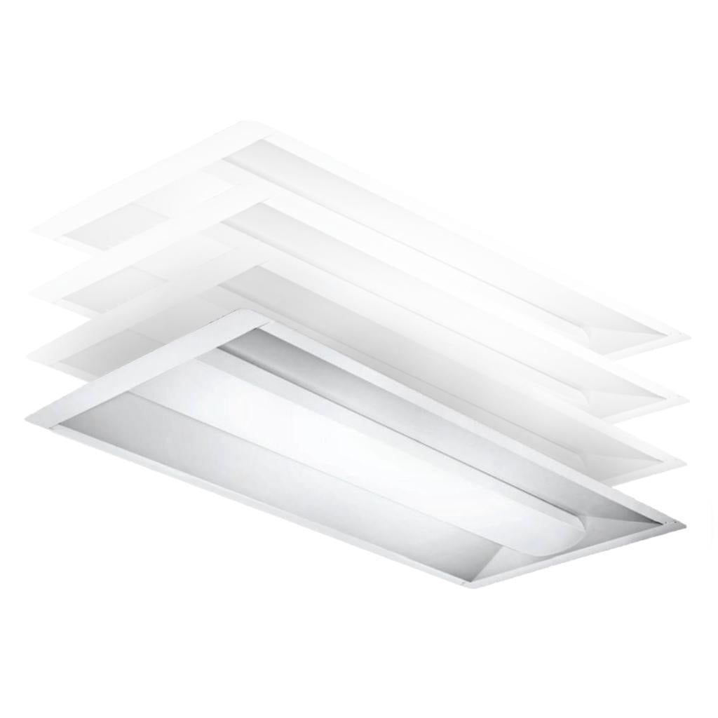 Philips 523548 - EvoKit CLK 2x4 30L 27W 835 UNV 0-10 P4 Indoor Troffer ...