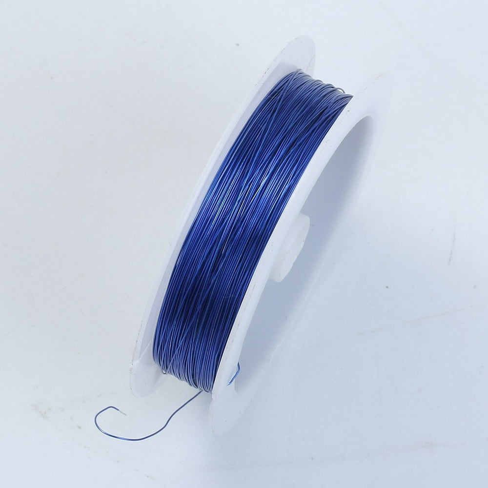 WDB-101-28G Dark Blue Color Wire 28 Gauge - Walmart.com - Walmart.com