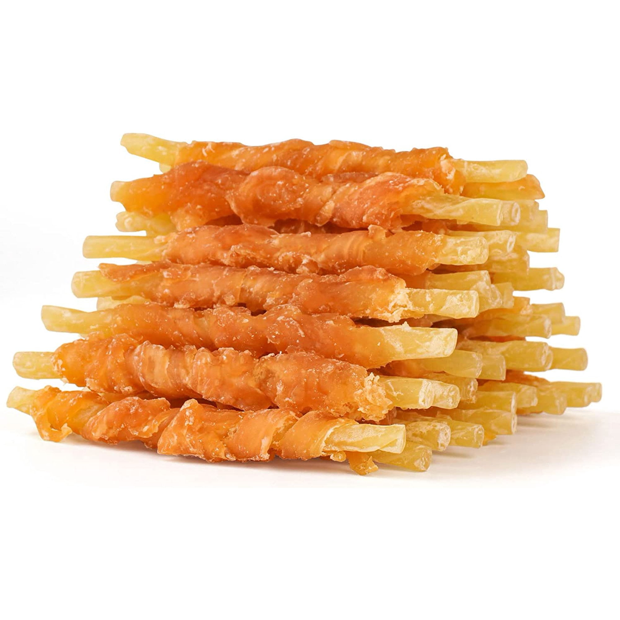 MON2SUN Rawhide Free Dog Treats Chicken Wrapped Cod Sticks for Small ...