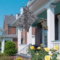 Black Swirling Lines Garden Flag 12 x 18 Inches, Curves Waves Modern ...