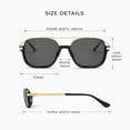 Aviator Fashion Sunglasses for Women Men Double Bridge Pilot Frame ...