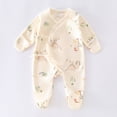 Baby Baby Girls Long Sleeve Ruffle Shoulder Bodysuits for Infant Baby ...