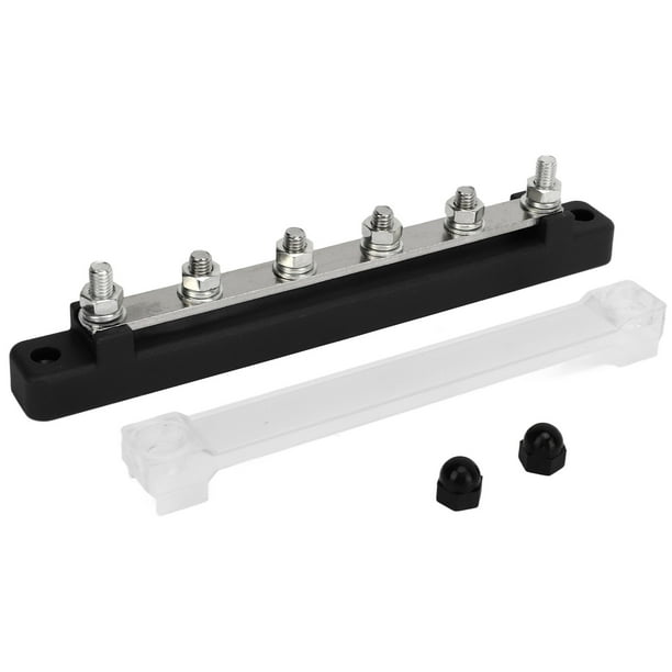 Power Distribution Block Bus Bar, M6 Screw 6 Terminal Bus Bar DC 12V ...