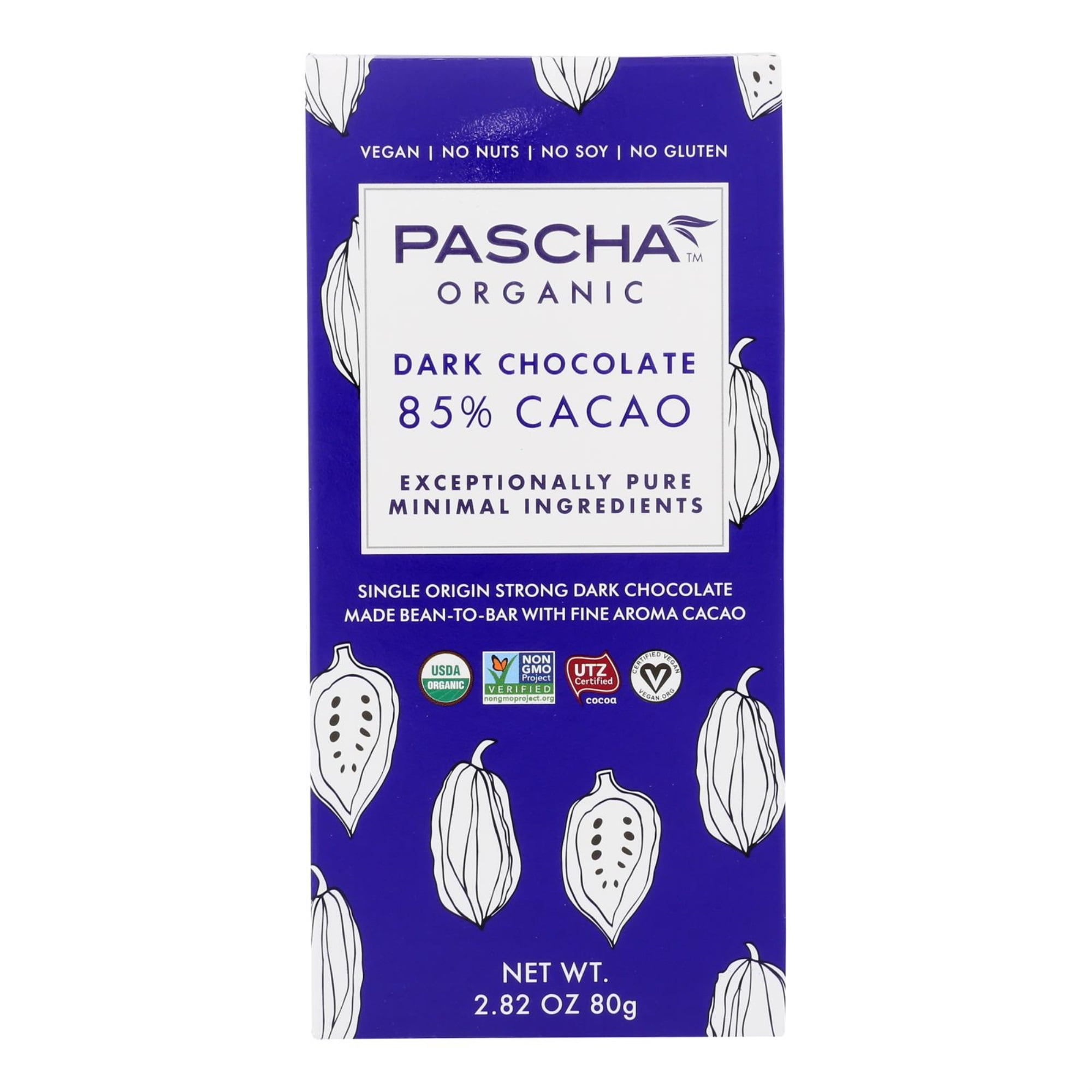 Organic Dark Chocolate 85% Cacao - Walmart.com