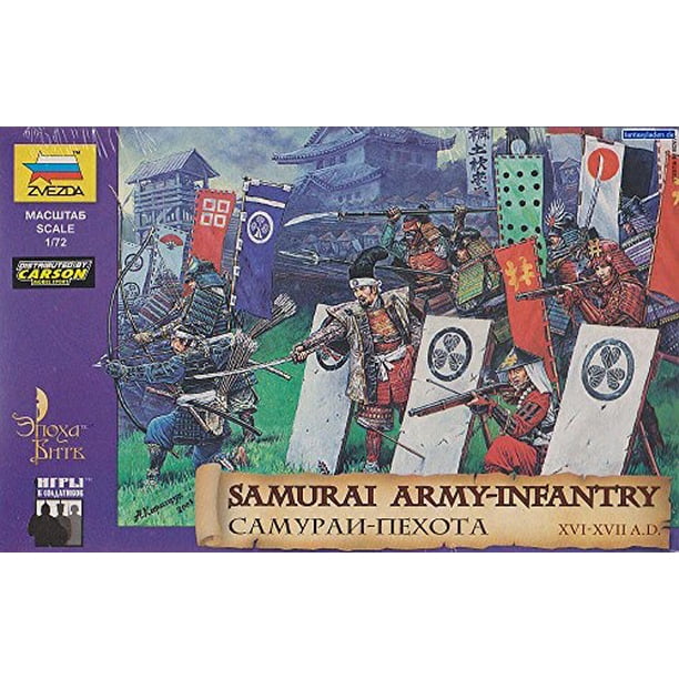 ZVEZDA 8017 - Samurai Army. Infantry - Plastic Soldiers - Scale 1:72 44 ...
