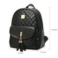 Vbiger Mini Backpack Purse Black Girls Backpack 3 Pieces Set Small ...
