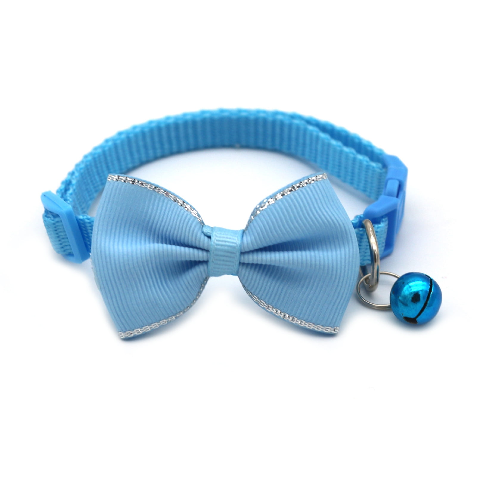 Click here for Trayknick Pet Bow Collar Solid Color Holiday Dress... prices