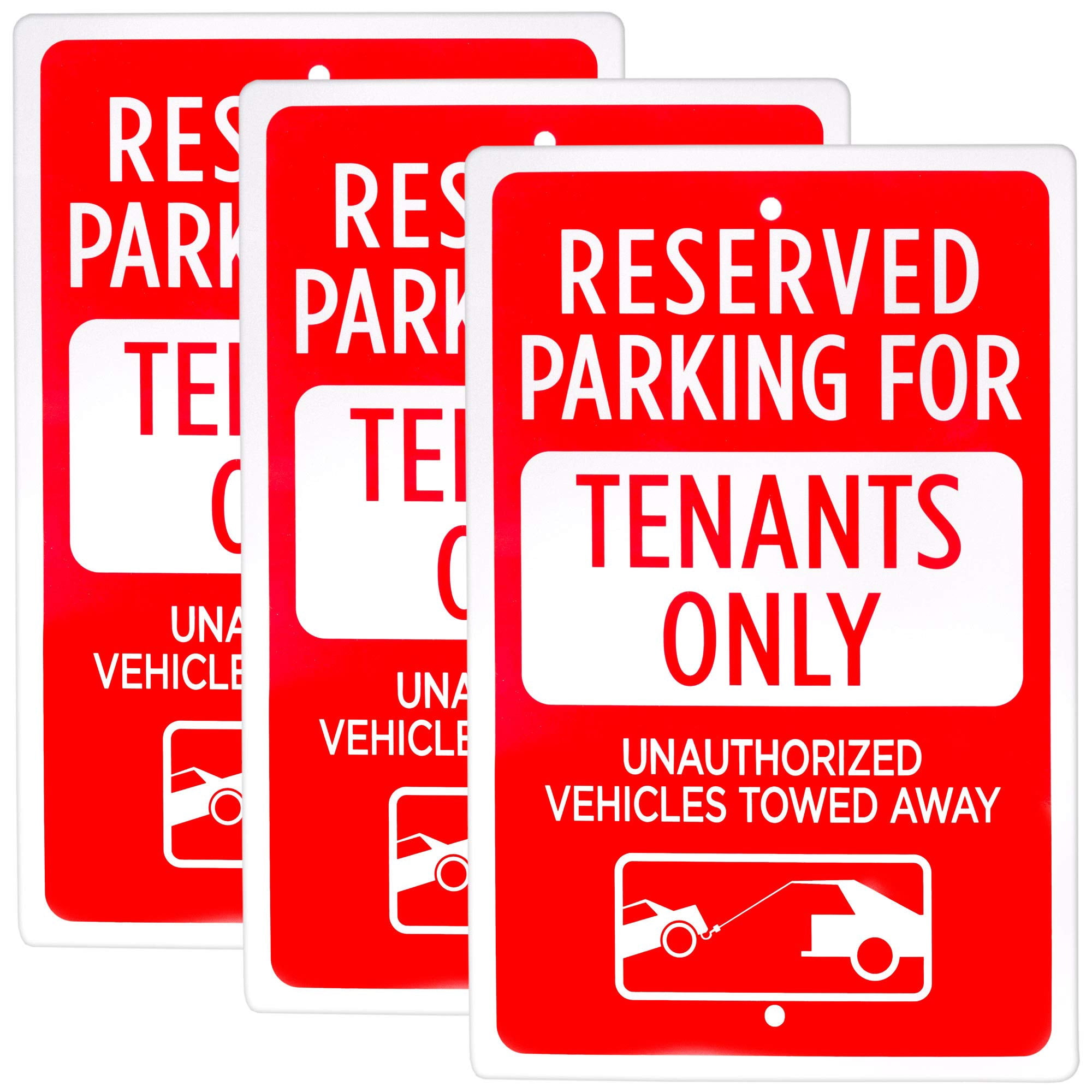 Parking Reserved for Tenants Only Sign, Private Driveway Warning Sign ...