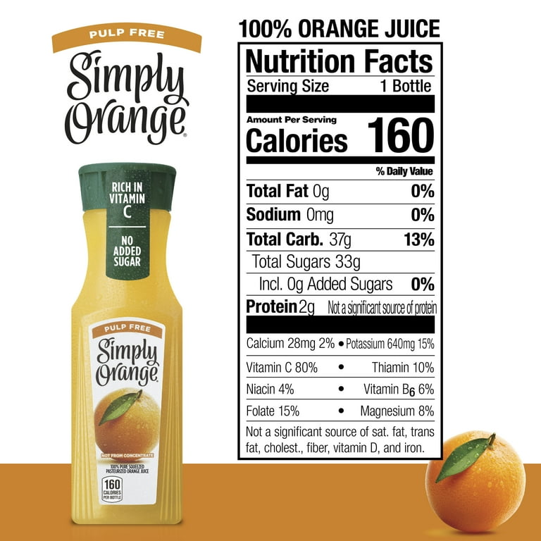 Simply Orange Juice Bottle