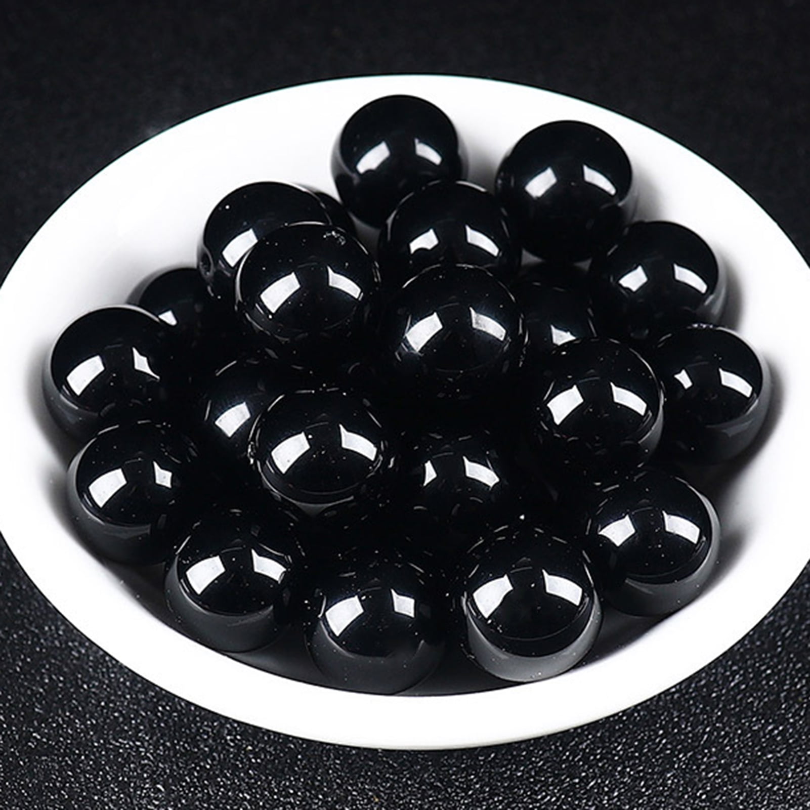 Happy date Natural Stone Bead Layout Props Round Smooth Surface ...