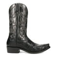Dan Post Men's Exotic Python Western Boot Snip Toe Black 11 D(M) US ...