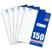 Norcom 5-Pack Filler Paper, 150 Sheets, College Ruled, 10.5" x 8 ...