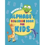 zoo animals alphabet colouring work book: coloring book alphabet ...
