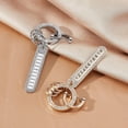 1Box 4 Sets 2 Colors DIY Numeral Charm Keychain Making Kit Including ...
