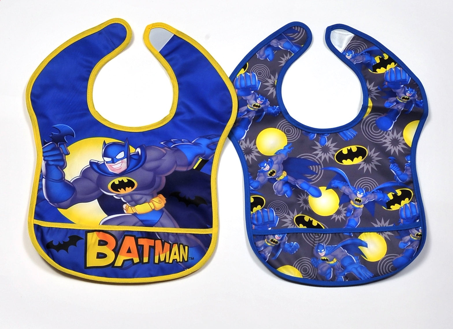 Batman Water Resistant Toddler Bibs - 2 CT2.0 CT - Walmart.com