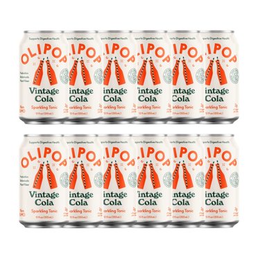 OLIPOP Prebiotic Soda Pop, Ginger Ale, Prebiotics, Botanicals, Plant Fiber, 12 fl oz can ...