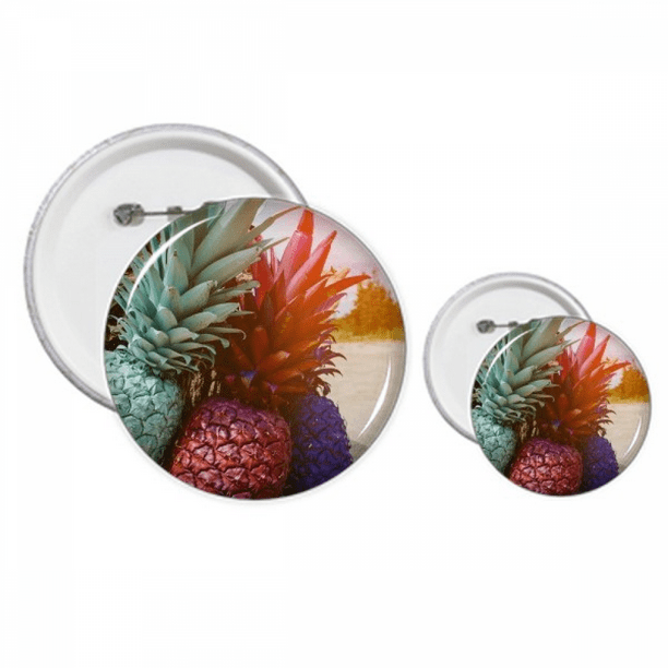 Fresh Early Morning Pineapple Fruit Pins Badge Button Design Kit Craft ...