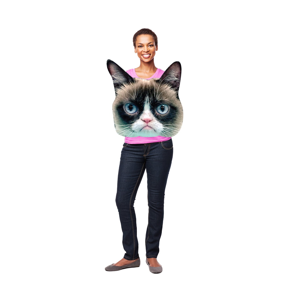 Advanced Graphics 3052 26 x 26 in. Grumpy Cat Big Head Cardboard Cutout ...