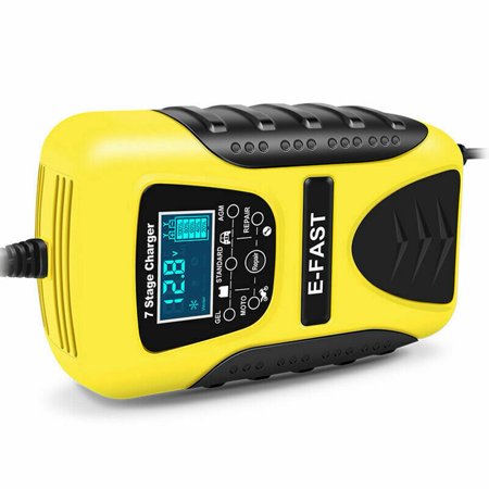 7 Stage Smart Car Battery Charger Machine 12V 7 A Automatic Car Battery ...