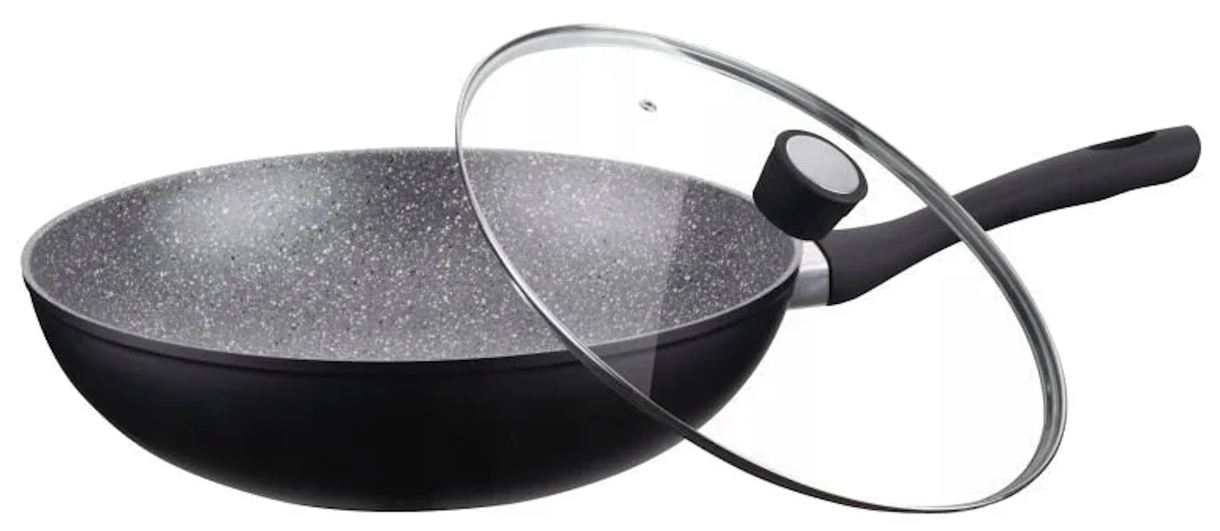 Peterhof 30 cm Non-Stick Aluminum Wok with Lid - Walmart.com