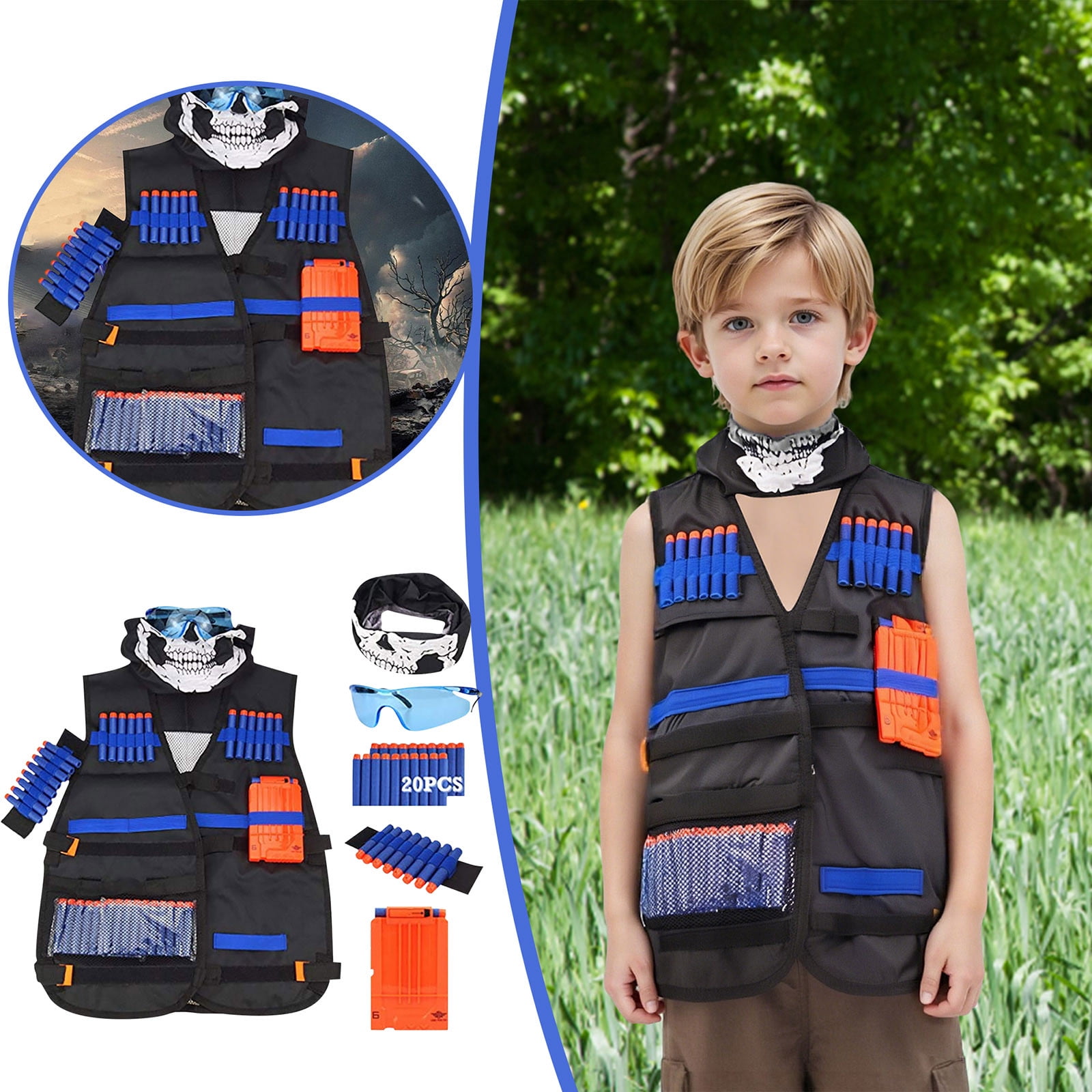 Click here for Hhsfeifuuu Outdoor Toys Toy Vest Kit Foam Set For... prices